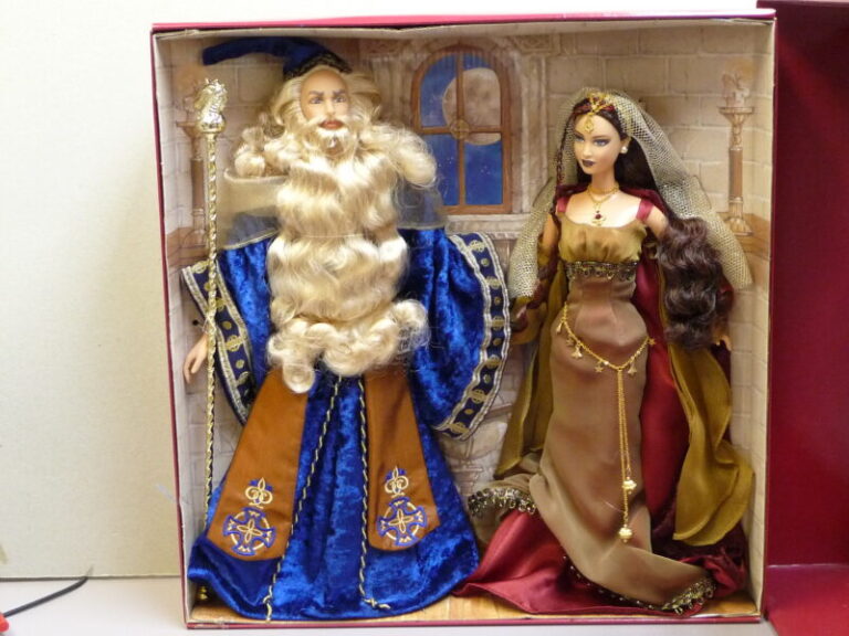 Ken & Barbie as Merlin & Morgan le Fay - Gigis Dolls