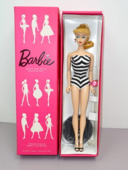 Black & White Bathing Suit Barbie - Gigis Dolls